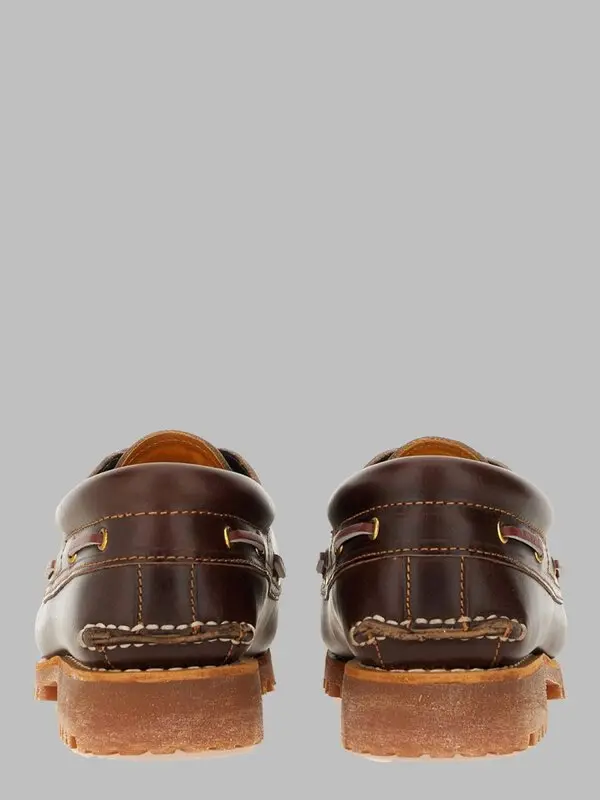 Timberland Boat Moccasin In Leather - Brown
