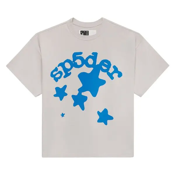 SP5DER Beluga Star Graphic T-shirt - Grey