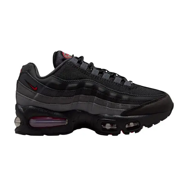 Nike Air Max 95 Gs 'big Bubble Anthracite University Red