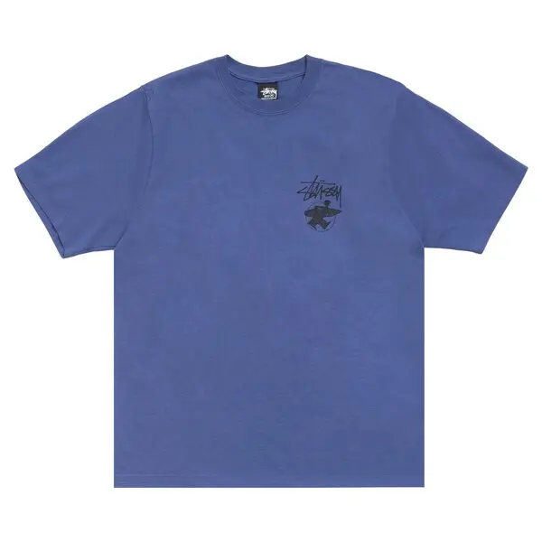 StÜssy Long Haul Tee Pigment Dyed 'indigo