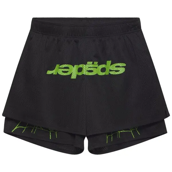 SP5DER Mesh Double Layer Short 'onyx