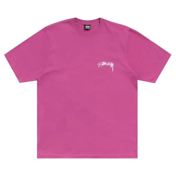 StÜssy Stack Pigment Dyed Tee 'berry