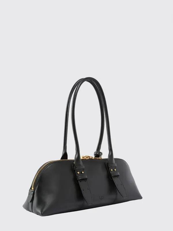 Pinko Leather Shoulder Bag - Black
