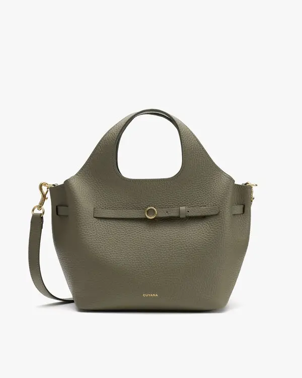 Cuyana Belted Mini System Tote Anniversary Collection Bag - Olive