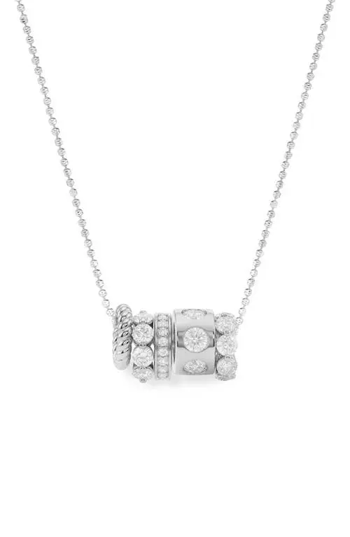 Melinda Maria Ashley Venice Cubic Zirconia Necklace - Silver-white