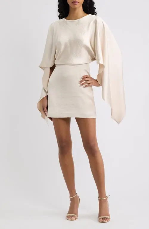 Line & Dot Muse Drape Drop Waist Dress