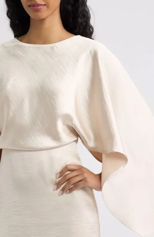 Line & Dot Muse Drape Drop Waist Dress