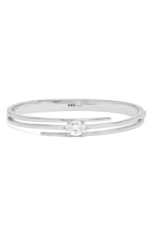 Melinda Maria She's On Point Lasso Cuff - Silver-white