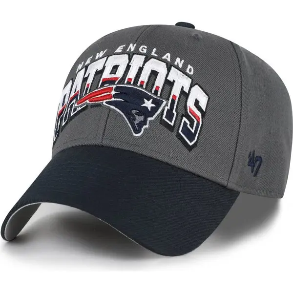 '47 47 New England Patriots Split Block Mvp Adjustable Hat