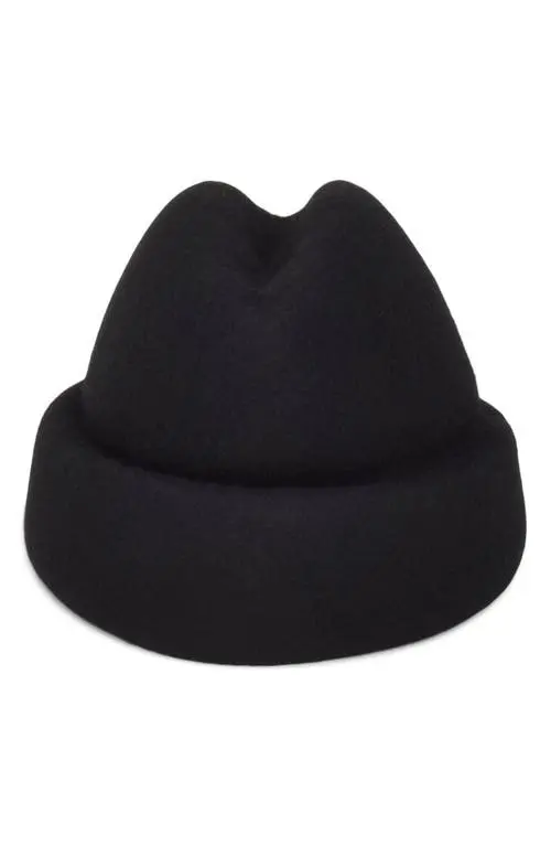 GIGI BURRIS MILLINERY Sharina Wool Felt Hat - Black