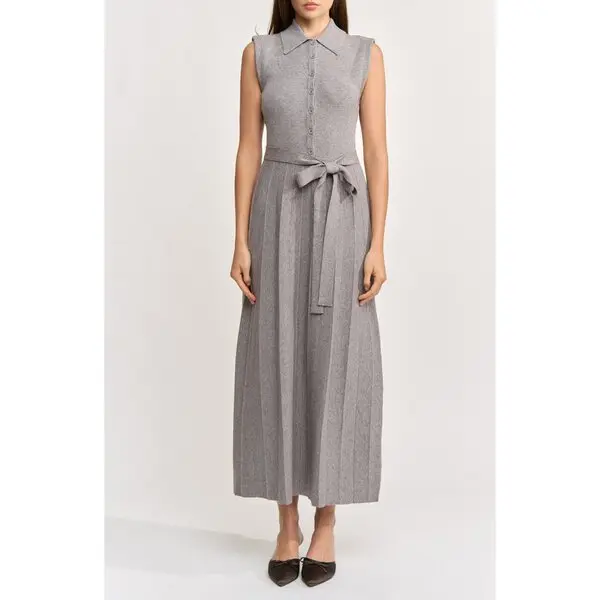EN SAISON Annie Sleeveless Maxi Sweater Dress