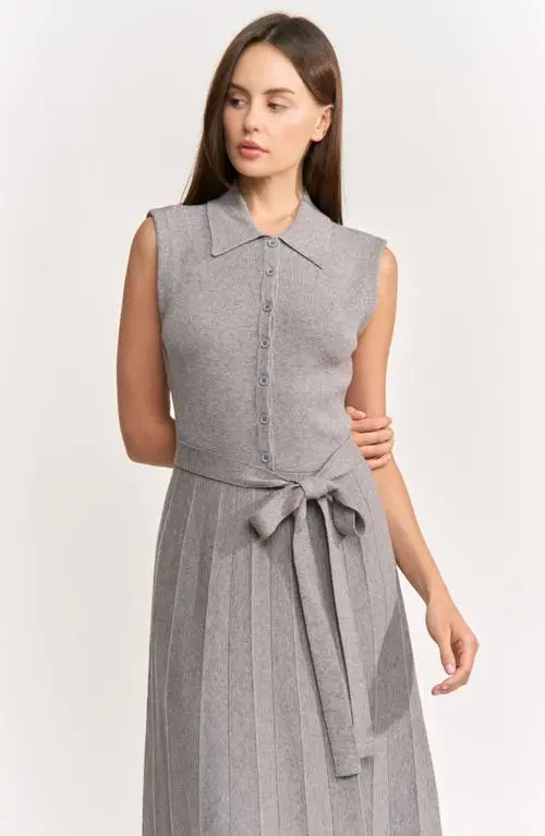 EN SAISON Annie Sleeveless Maxi Sweater Dress