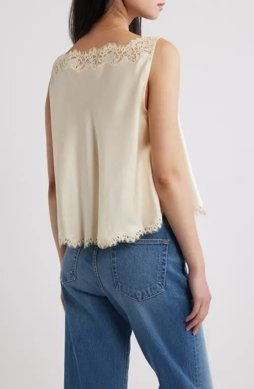 DÔEN Valerina Silk Lace Top