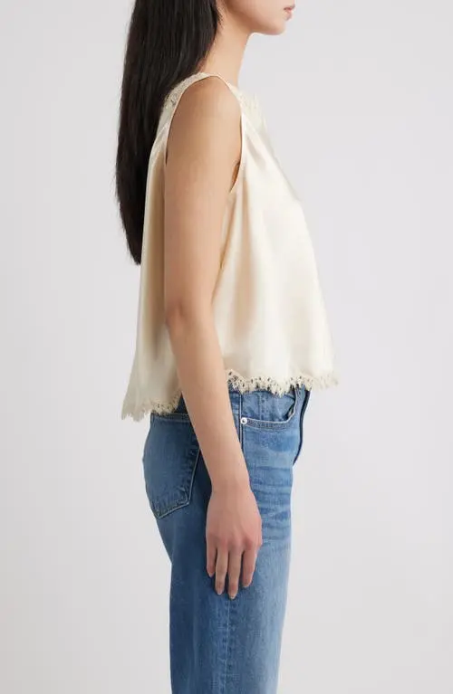 DÔEN Valerina Silk Lace Top