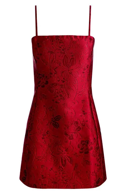 Alice + Olivia Velia Jacquard Minidress