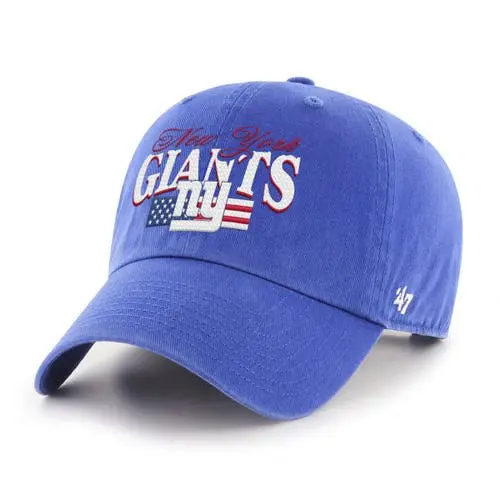 '47 New York Giants American Flag Clean Up Adjustable Hat