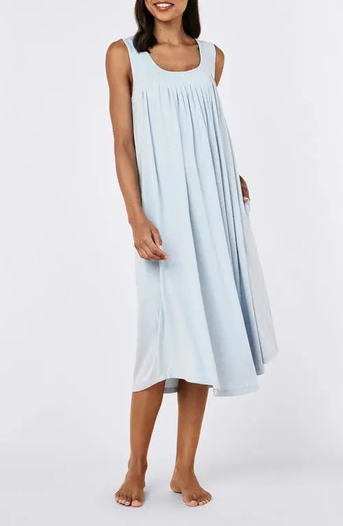 PAPINELLE Kate Pleat Front Midi Nightgown