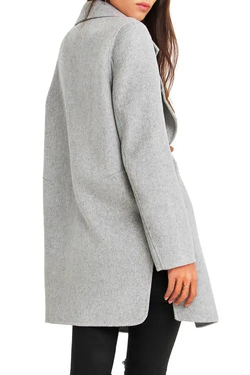 BELLE & BLOOM Ex-boyfriend Wool Blend Oversized Jacket