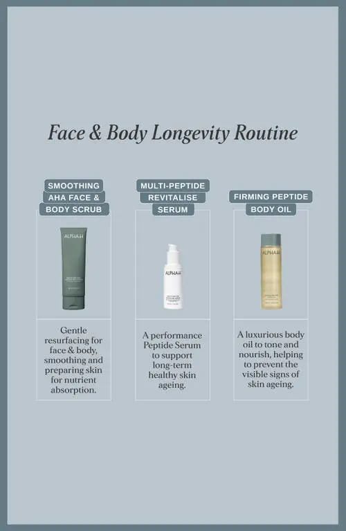 ALPHA-H Smoothing Aha Face And Body Scrub