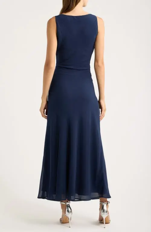 Line & Dot Oriane Front Tie Maxi Dress