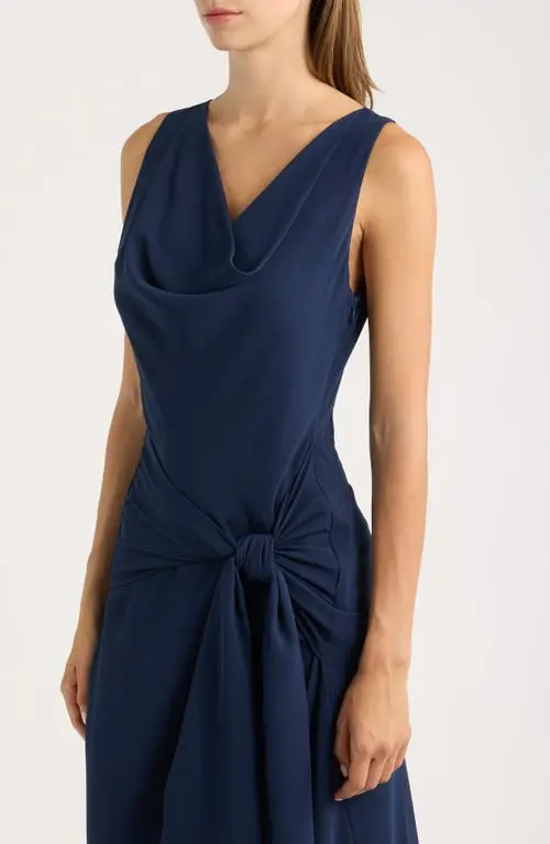 Line & Dot Oriane Front Tie Maxi Dress