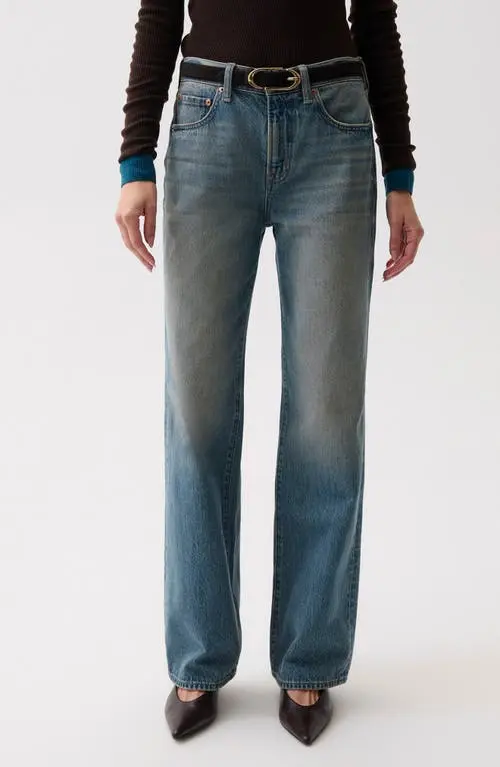 PISTOLA Harlowe High Waist Wide Leg Jeans - Great Falls