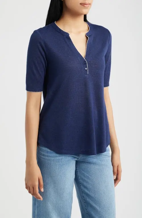 Bobeau Edge Stitch Polo
