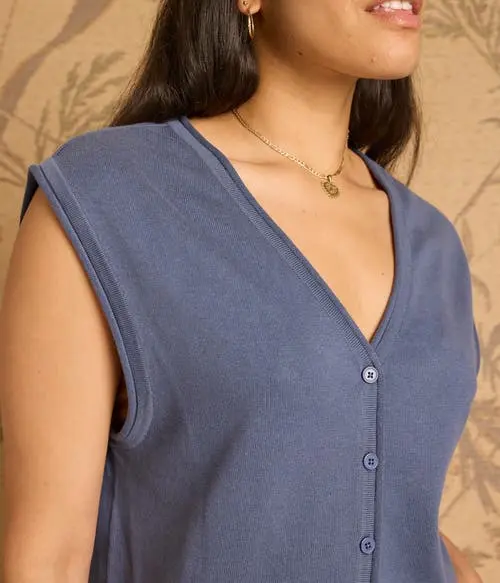 KNOWN SUPPLY Perri Vest - Indigo