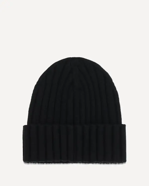 Moncler Wool Beanie With Logo