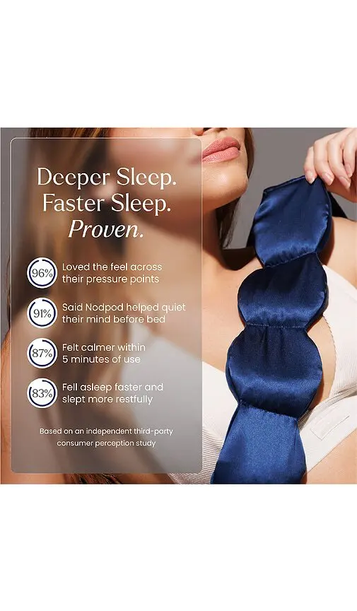 NODPOD The Silk Weighted Blanket For Your Eyes - Sapphire