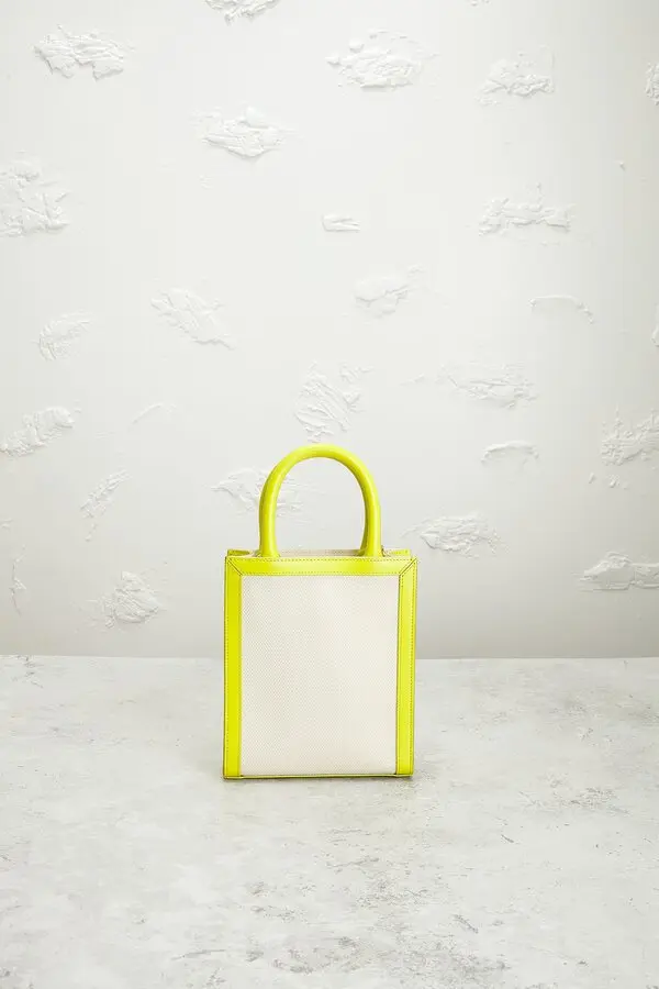 Celine Mini Vertical Cabas Tote Bag - Yellow