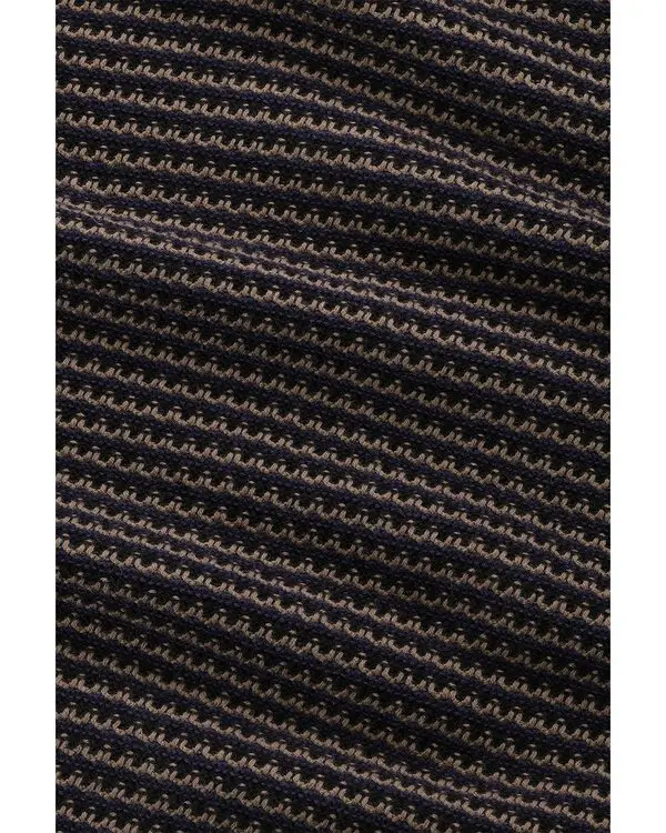 Nn07 Russell Textured Stripe Knit Crewneck Sweater