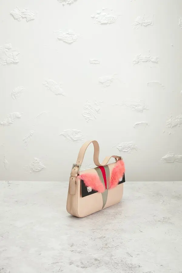 Fendi Monster Baguette Shoulder Bag
