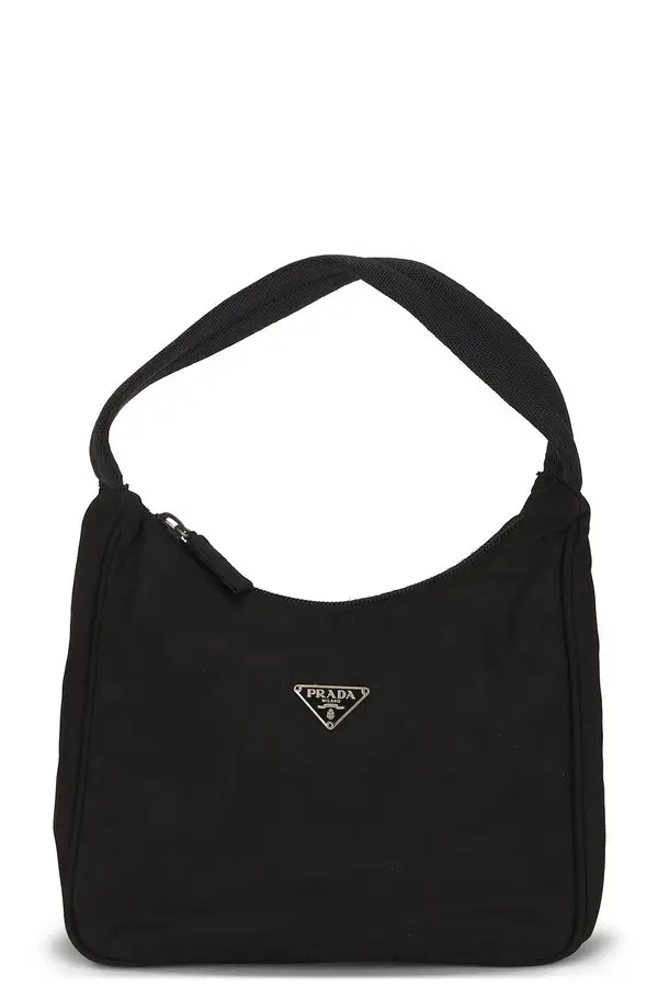 Prada Tessuto Sport Hobo Bag - Black