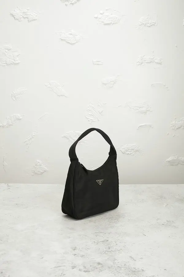 Prada Tessuto Sport Hobo Bag - Black