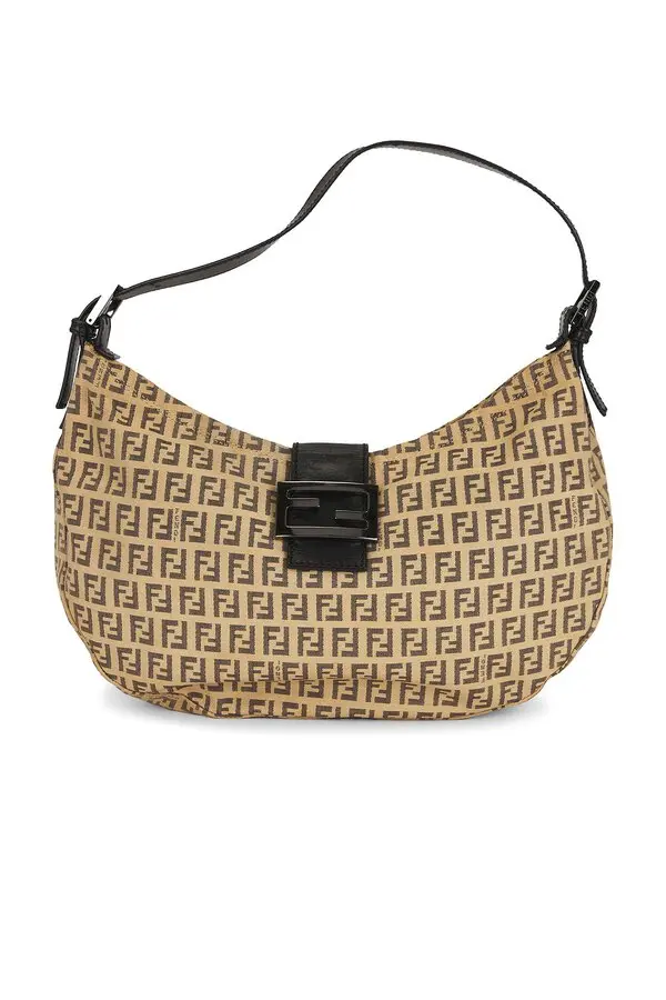 Fendi Renew Zucchino Hobo Bag - Neutral