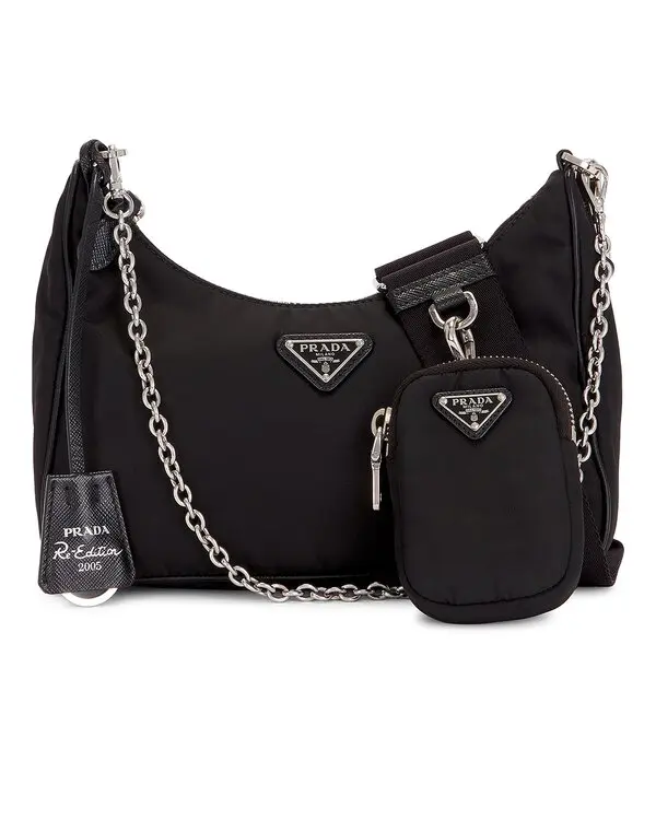 FWRD RENEW Prada Re-edition 2005 Re-nylon Shoulder Bag