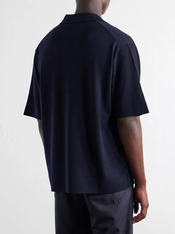 Orlebar Brown Raffertie Merino Wool Polo Shirt