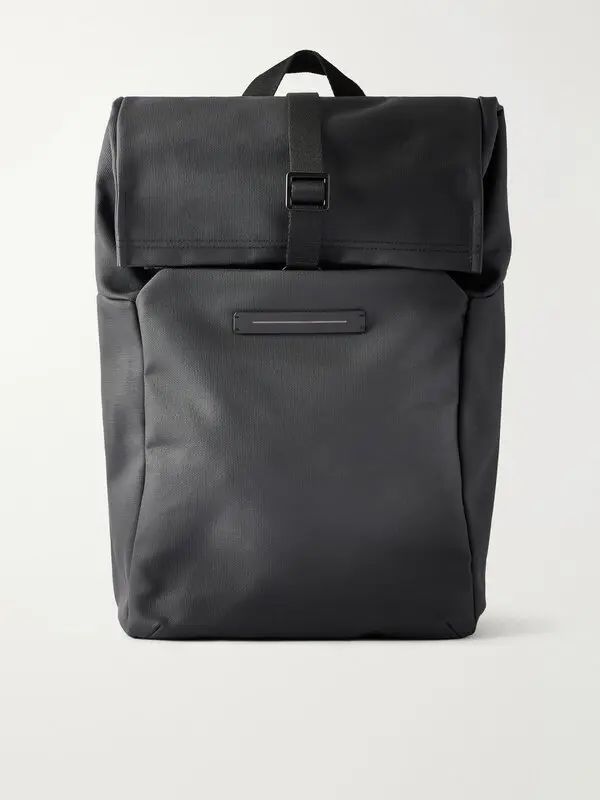 HORIZN STUDIOS Sofo Rolltop X Waxed Cotton-canvas Backpack