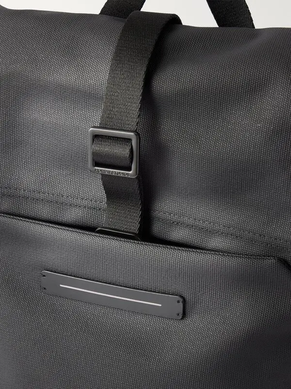 HORIZN STUDIOS Sofo Rolltop X Waxed Cotton-canvas Backpack
