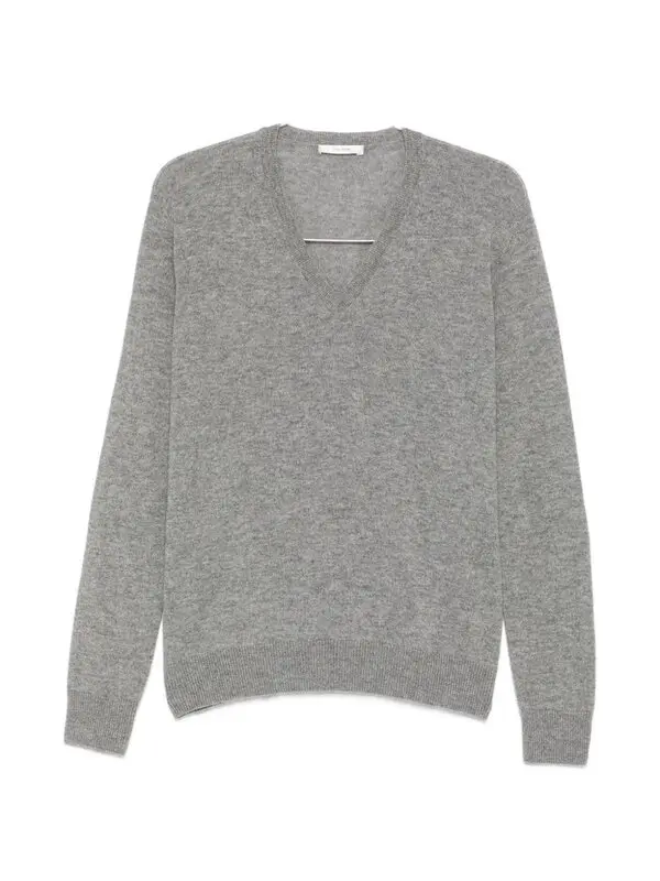 THE ROW Phora Cashmere Sweater - Grey