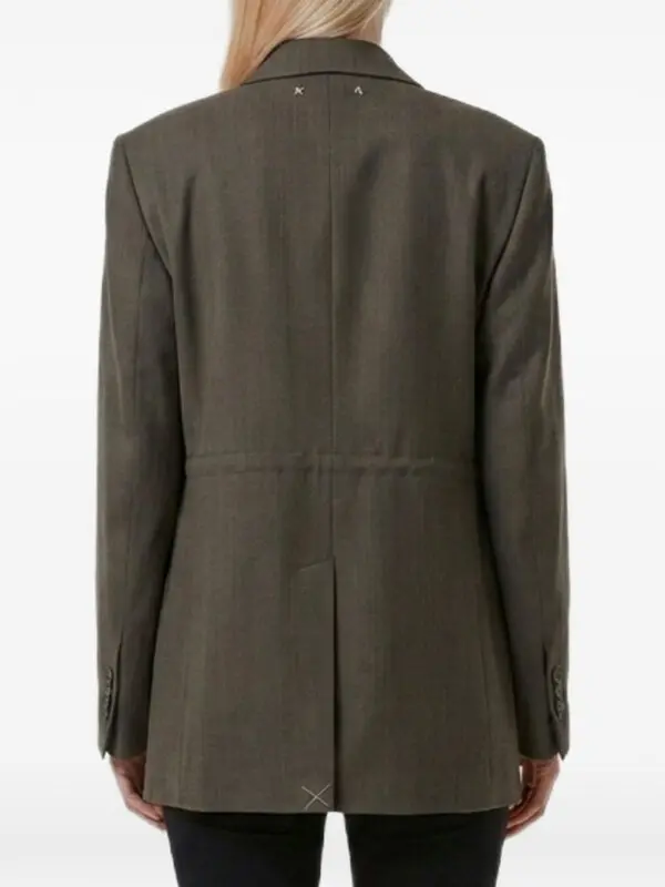 GOLDEN GOOSE Double-breasted Jacket With Notch Lapel And Button Details
