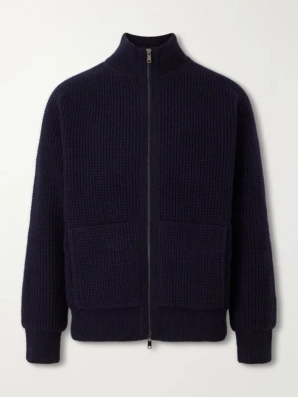 Altea Virgin Wool Padded Bomber Jacket