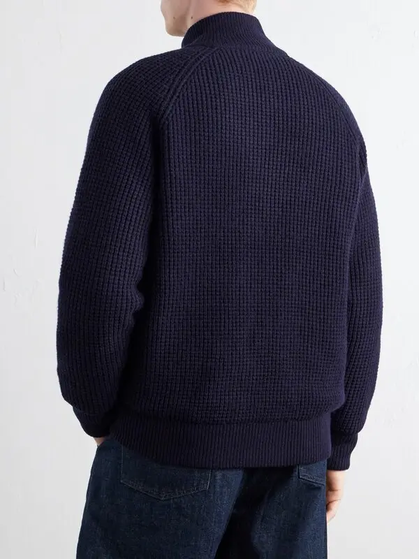 Altea Virgin Wool Padded Bomber Jacket