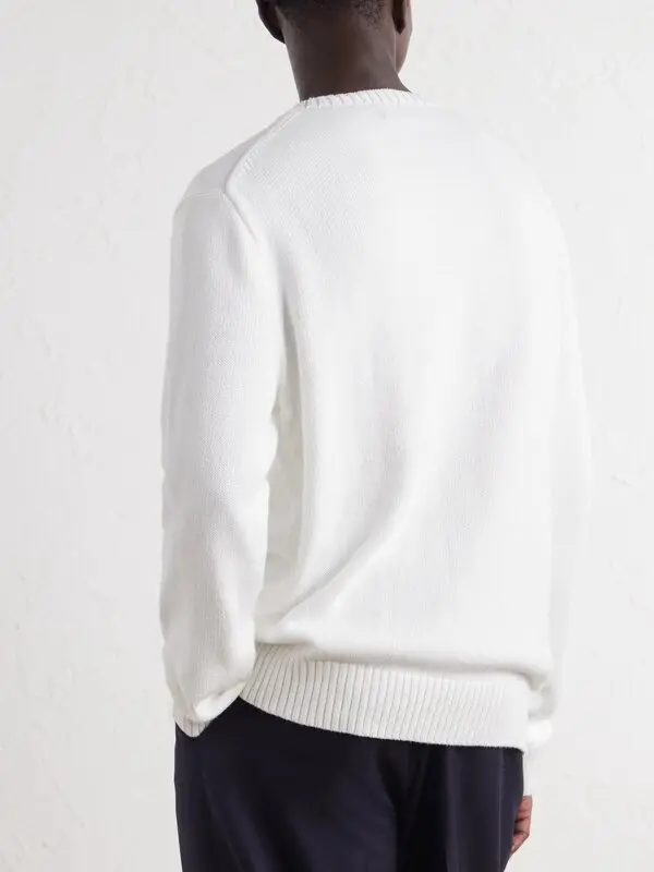 Polo Ralph Lauren Bear-jacquard Cotton Sweater