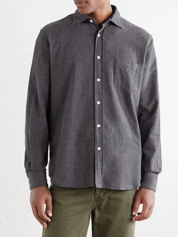 Hartford Paul Cotton-flannel Shirt