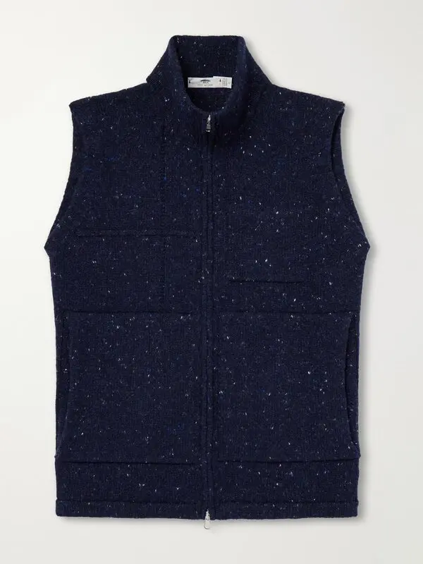 Inis Meáin Lifeline Wool And Cashmere-blend Gilet