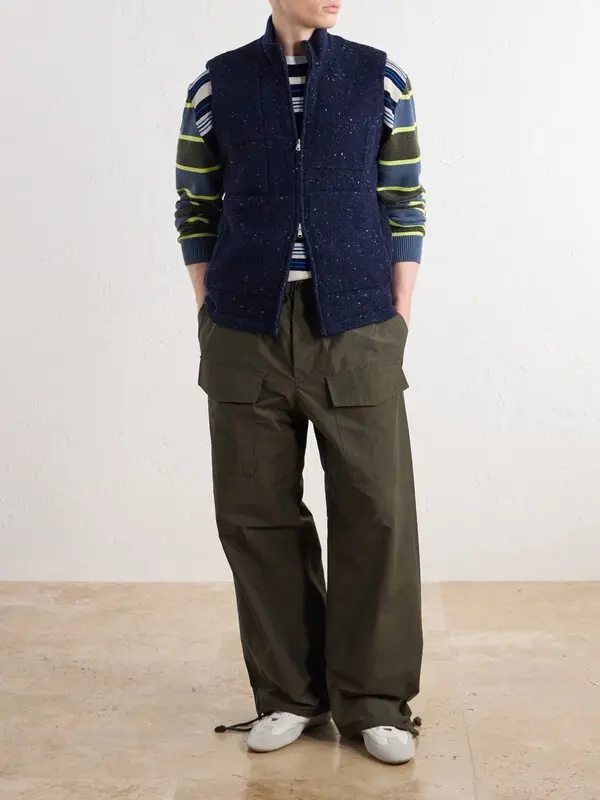 Inis Meáin Lifeline Wool And Cashmere-blend Gilet