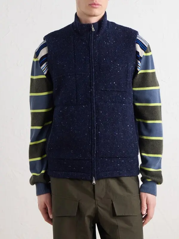 Inis Meáin Lifeline Wool And Cashmere-blend Gilet