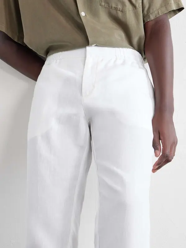 Orlebar Brown Cornell Straight-leg Linen Trousers - Ecru